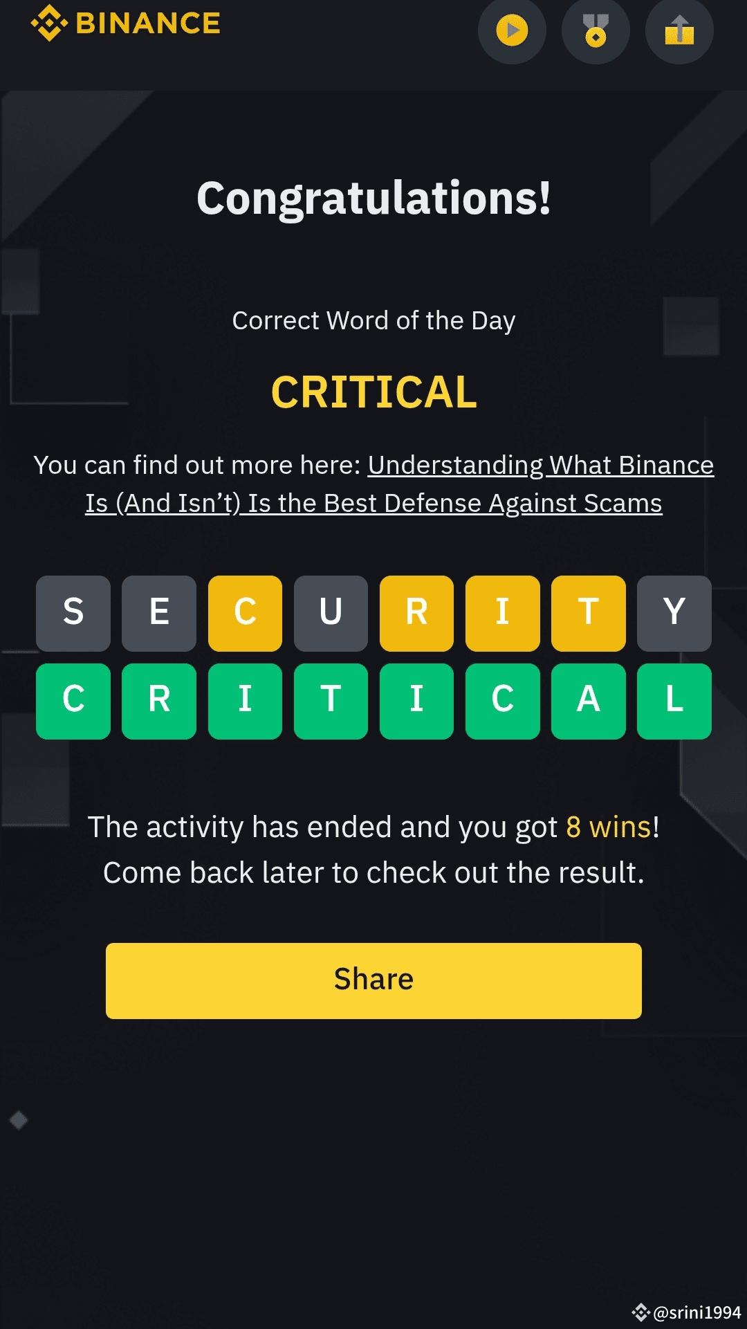 hiii guys👋👋 Today words are ""critical ,risk"" have a gre | srini1994 ...