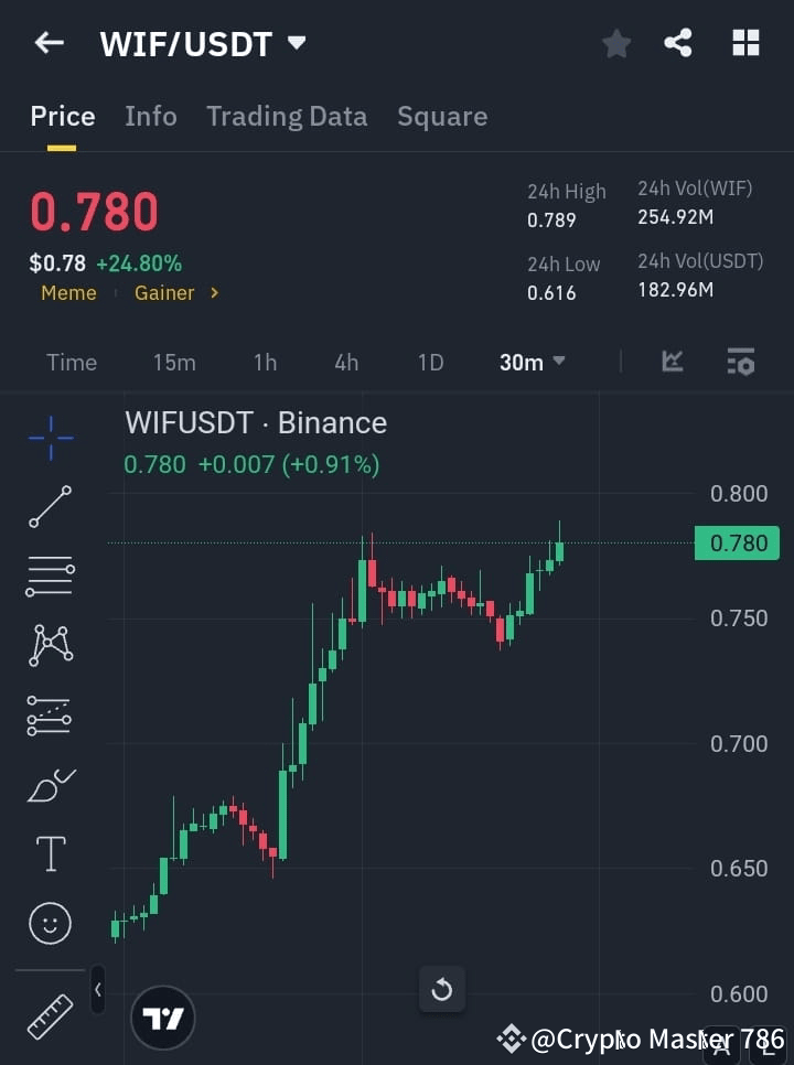 🚀 $WIF /USDT – Bullish Momentum Building! 🚀 Current Price | Crypto Master 786 on Binance Square