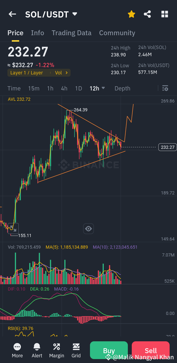 Buy Sol/usdt at 228$…...232$SOL 1)260$ 2)All time high | Malik Nangyal ...