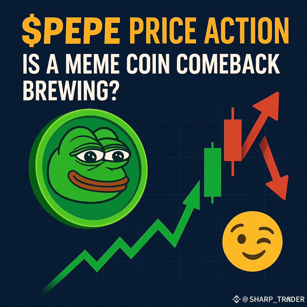 🐸💥 $PEPE Price Action: Is a Meme Coin Comeback Brewing? | SHARP_TRADER ...