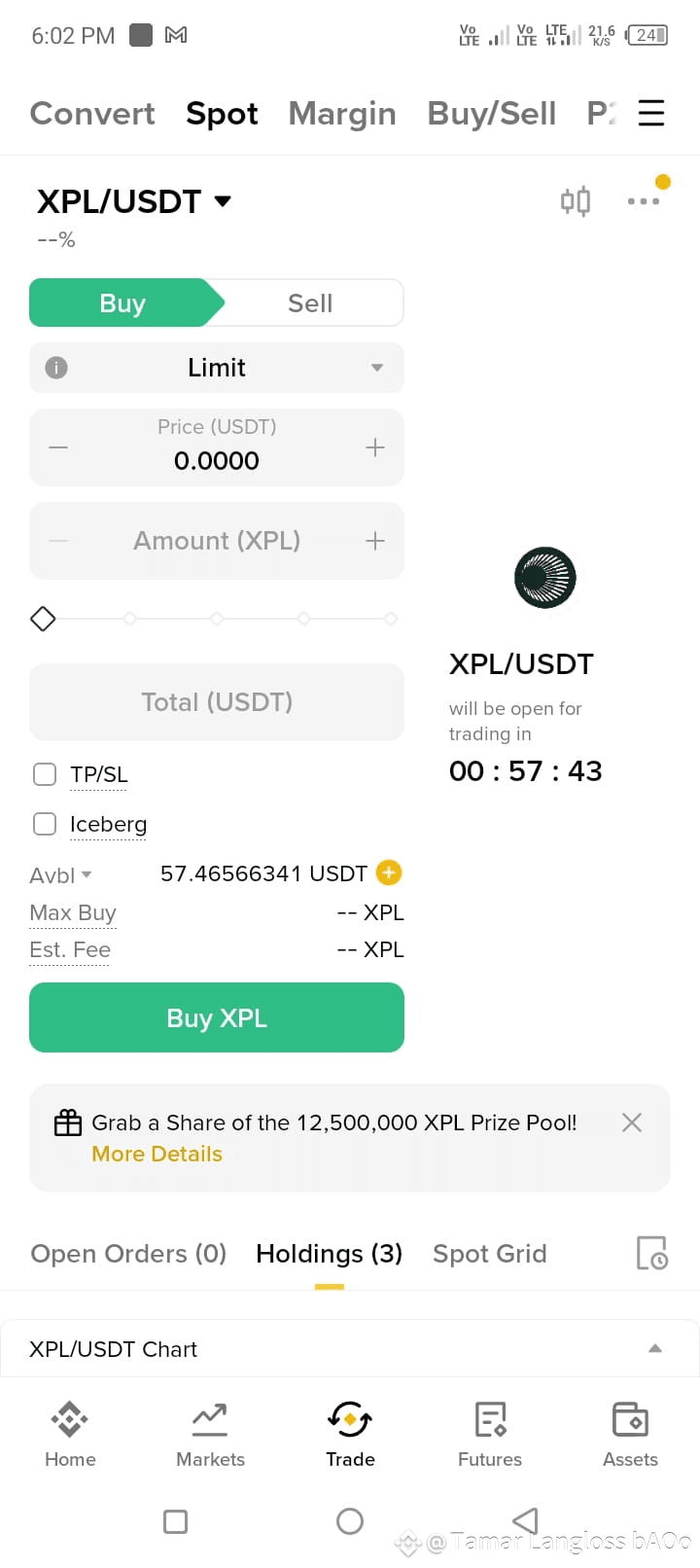 🚀 New Listing Alert on #Binance ! $XPL /USDT trading will | Tamar ...