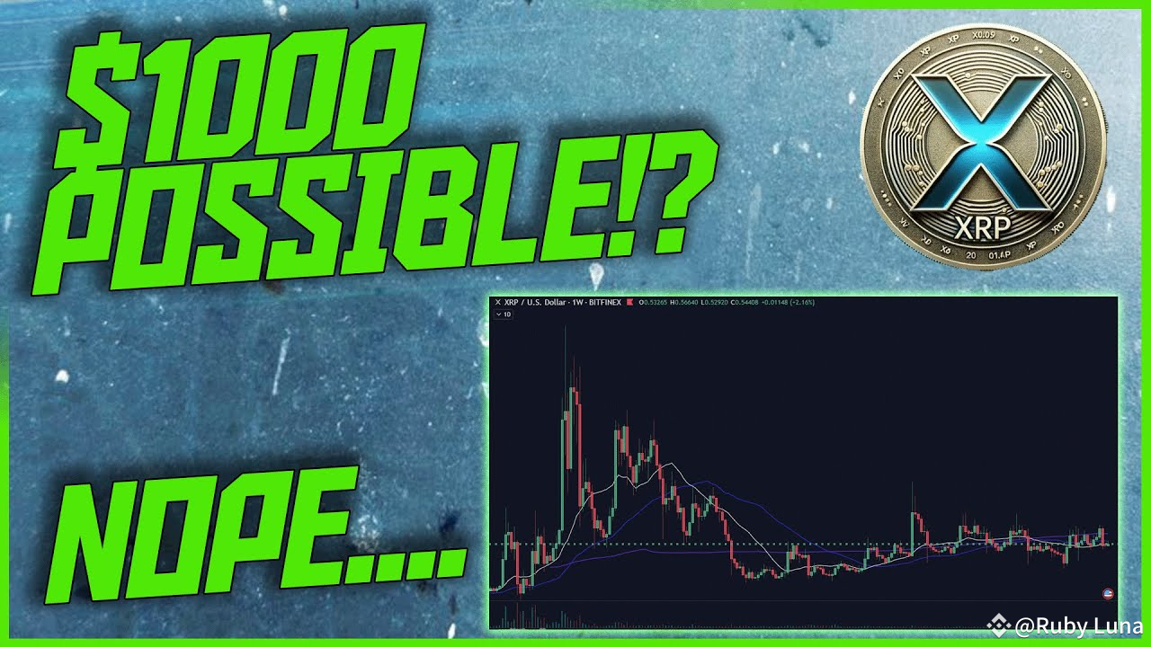 Can XRP Really Hit $1,000? Here’s How It Could Happen | Mr_CrypteX on Binance Square