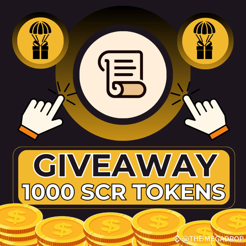 ️Exciting news! I just received my "8000 (SCR) TOKENS" from | THE MEGADROP on Binance Square