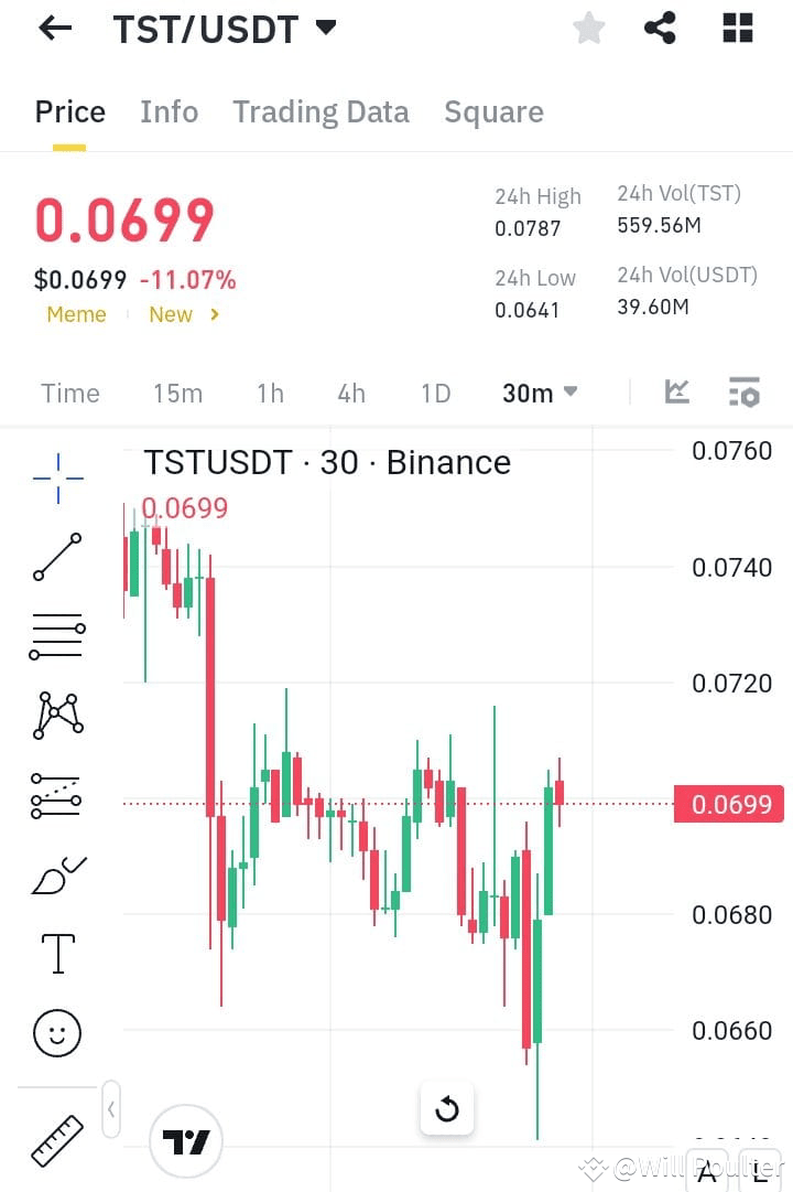 $TST /USDT STRONG REVERSAL OR DEAD CAT BOUNCE? WATCH CLOSELY | Crypto Export01 on Binance Square