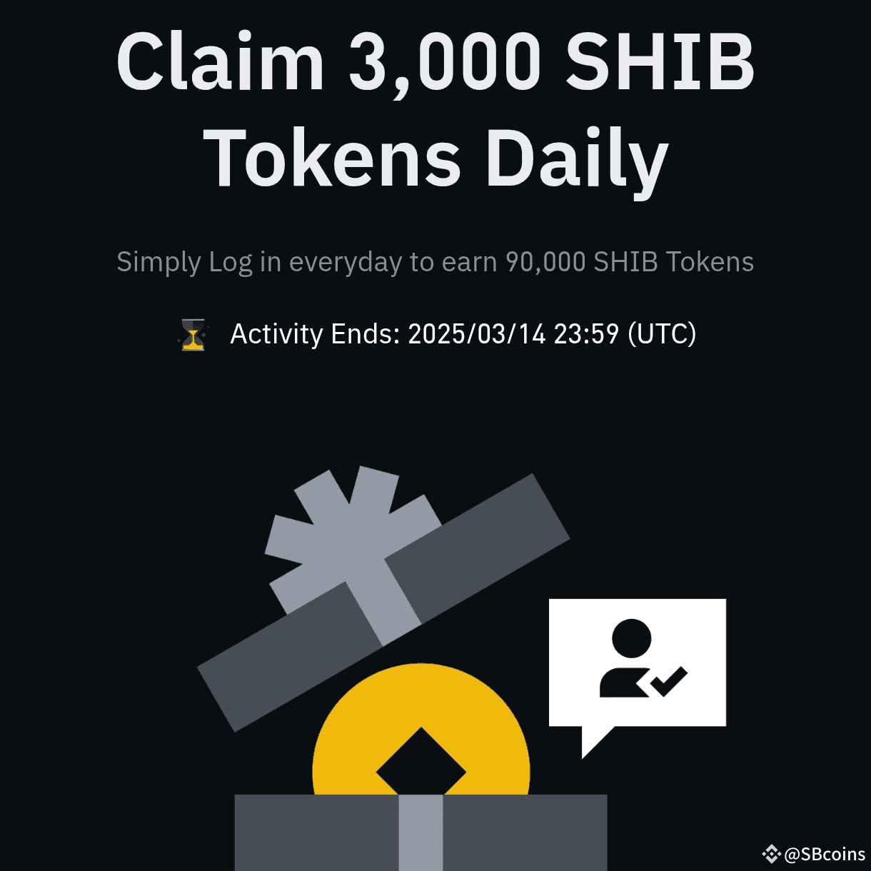 🔥 Claim 3,000 $SHIB Tokens Daily! 🐶🚀 Earn up to 90,000 | SBcoins on ...