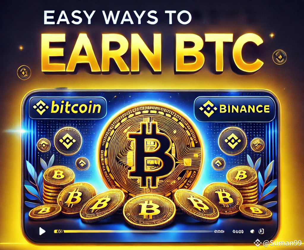 $BTC Earning Bitcoin (BTC) on Binance can be achieved throug | Suman99 ...