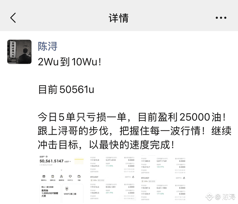 2Wu to 10Wu Currently 64419u! Yesterday two orders achieve | 陈浔 on ...
