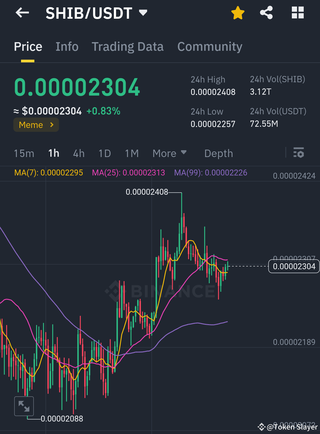 $SHIB /USDT Update – Bullish Rebound Taking Shape Current P | Token ...