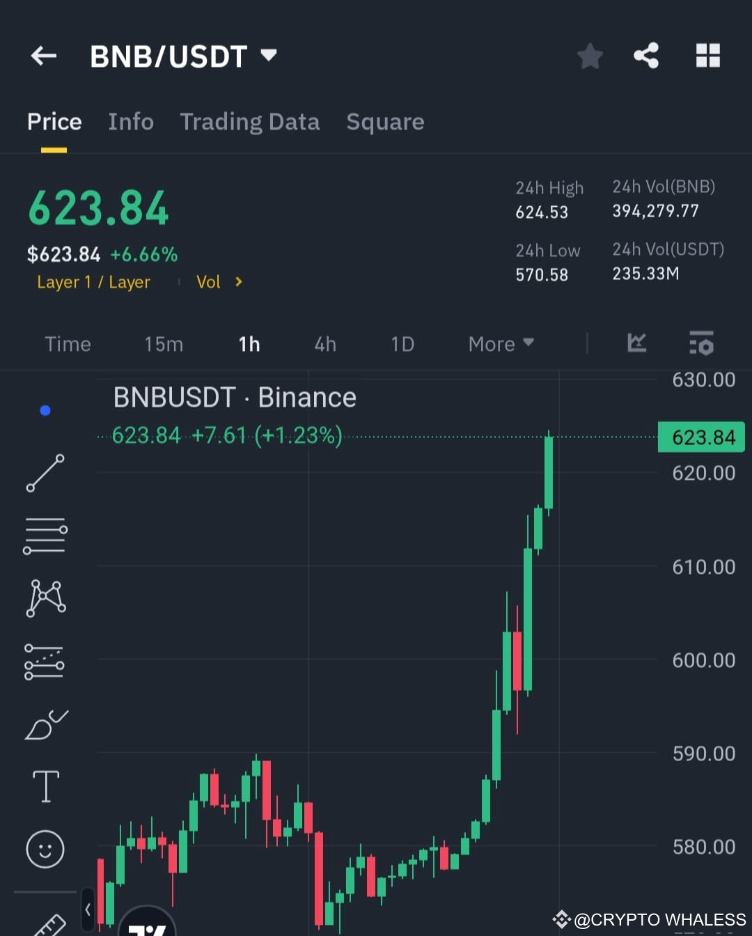 🚀🚀💥Friends who entered on signal $BNB , congratulations | CRYPTO WHALESS on Binance Square