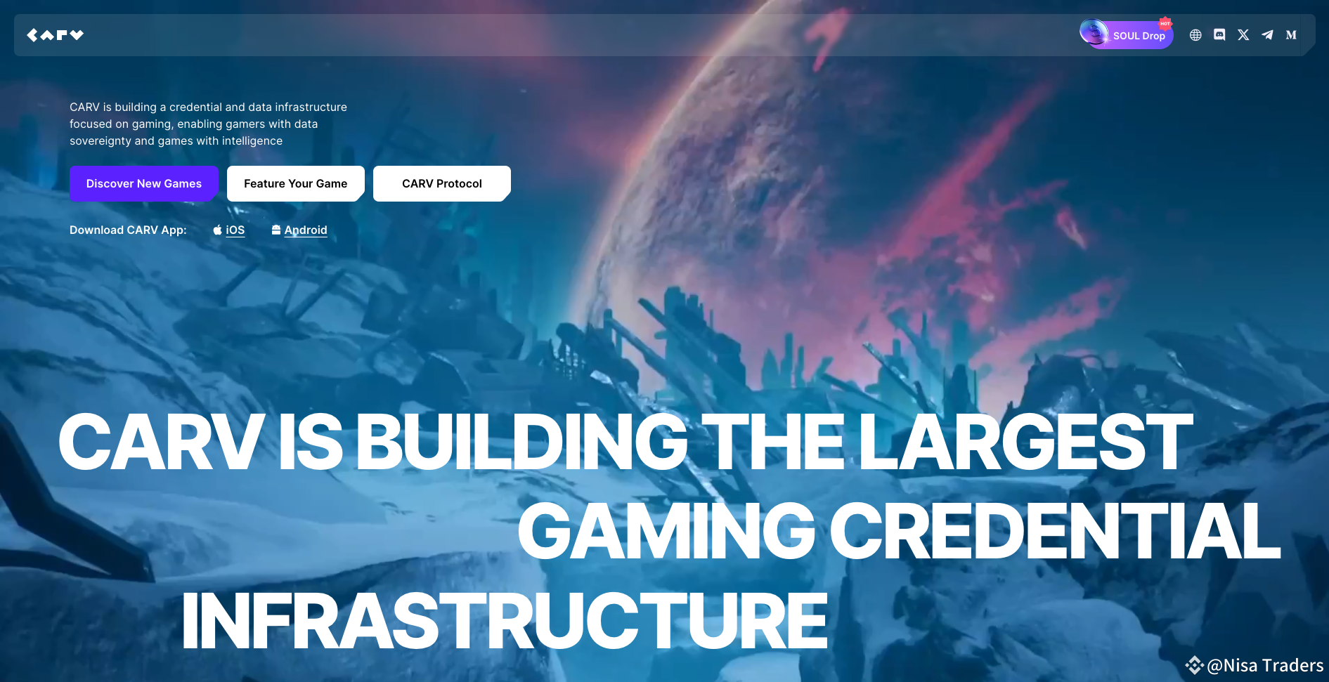 $TON $BTC $SOL @CARV 📌 CARV protocol & it wonderful be | IF-U on ...