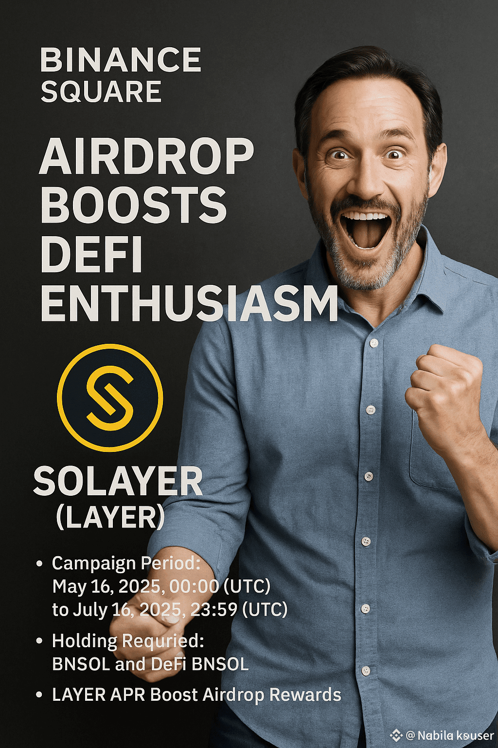 🚀🚀Solayer (LAYER) Airdrop Boosts DeFi Enthusiasm🚀🚀 Bina | Nabila kouser on Binance Square
