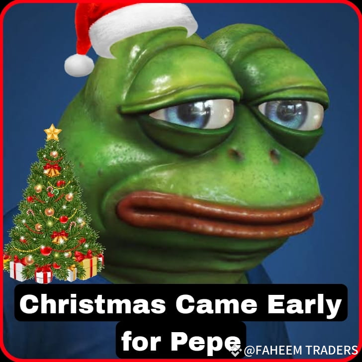 $PEPE 🔥🔥 Christmas Came Early for Pepe:🎉🎉 👀 The | TRADE FUEL on Binance ...