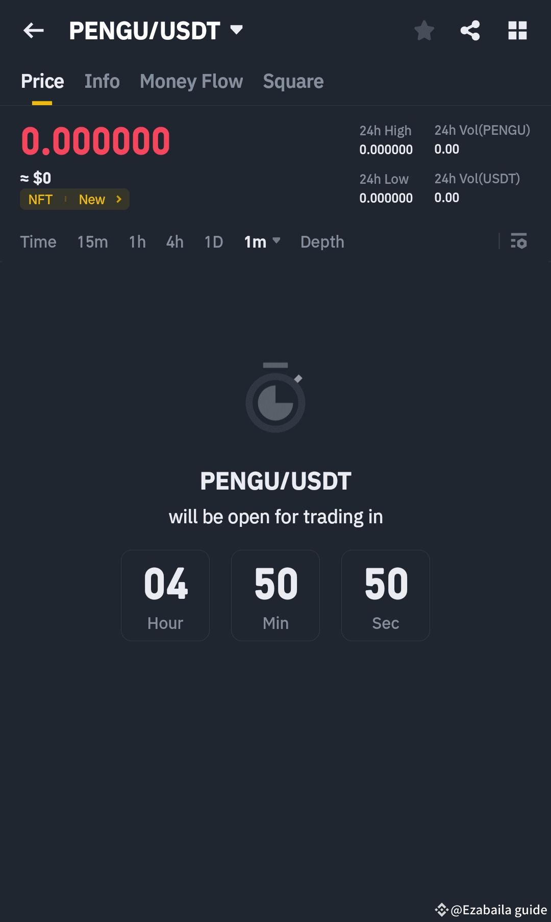 🚨‼️$PENGU ALERT......🚨‼️ $PENGU trading will be start in 5 | Ezabaila ...