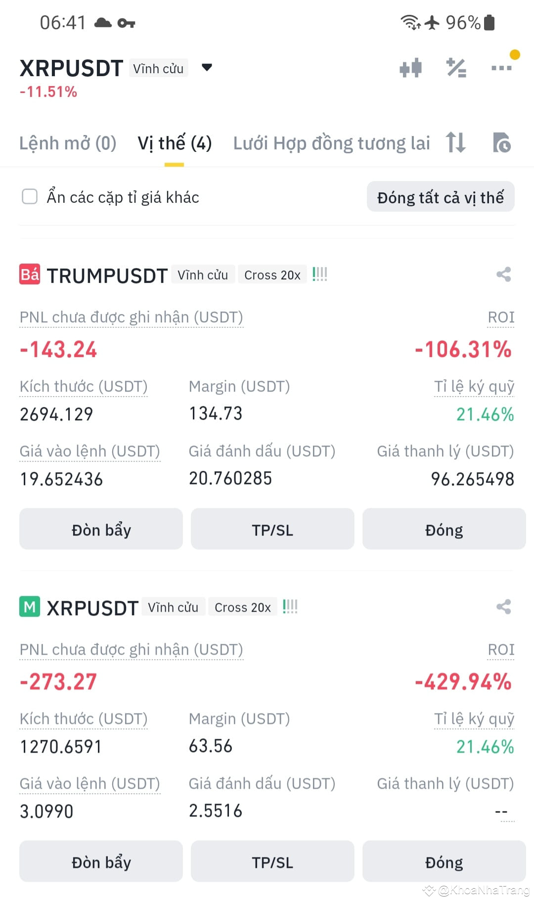 $XRP $TRUMP scan again, I accept everything | KhoaNhaTrang on Binance ...