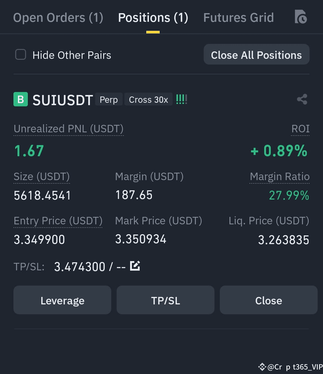 $SUI $BNB $SOL Free signal 💥 Sui long 20X leverage entry | Crypt365_VIP on Binance Square