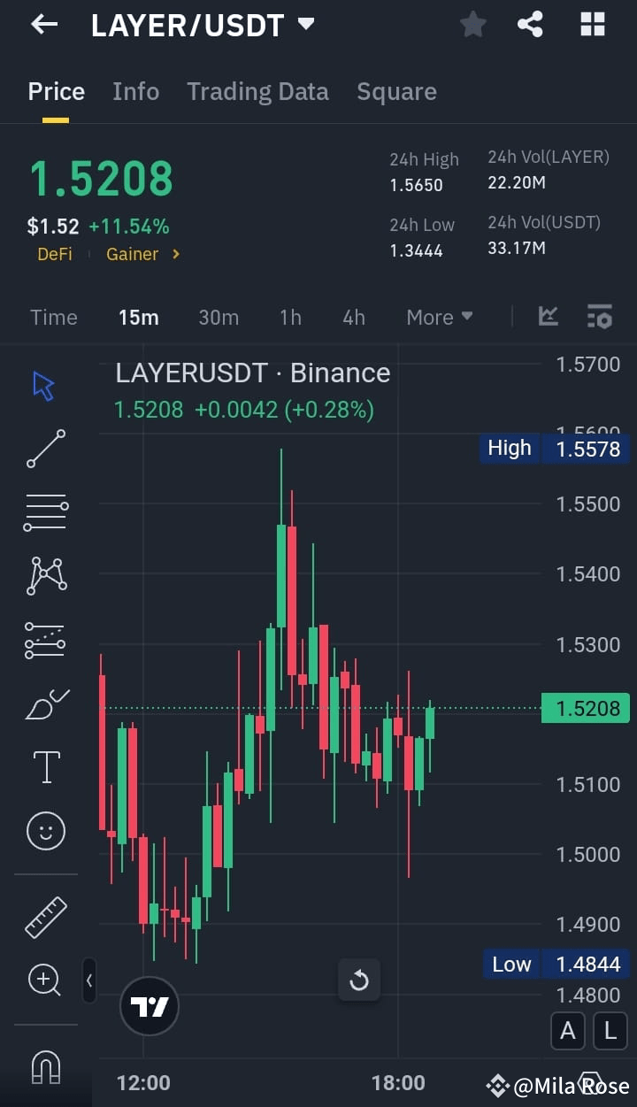 $LAYER /USDT Bull Run Move Confirm ..!🚀🔥 Ready to Catch | Mila Rose on Binance Square