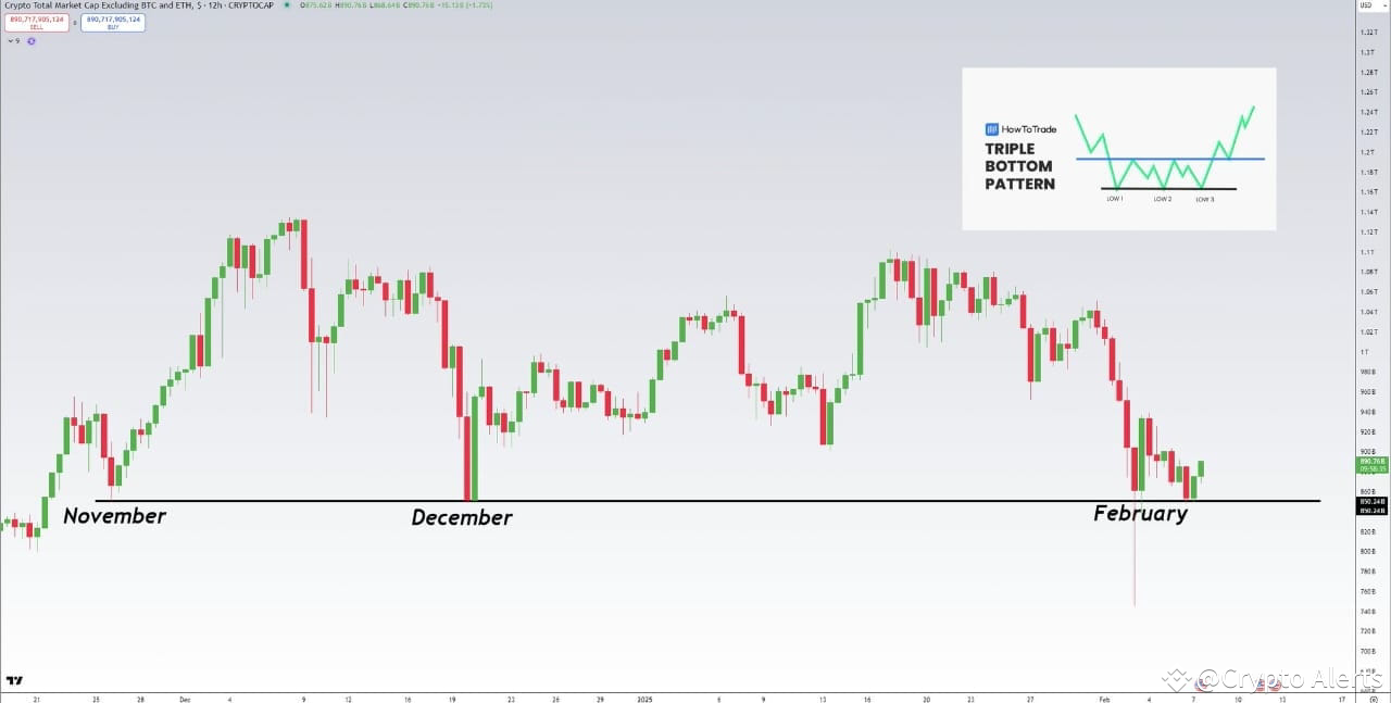 🔥 ALTCOIN ALERT! 🔥 TOTAL3 Forms a PERFECT Triple Bottom | Cryptoalrts ...