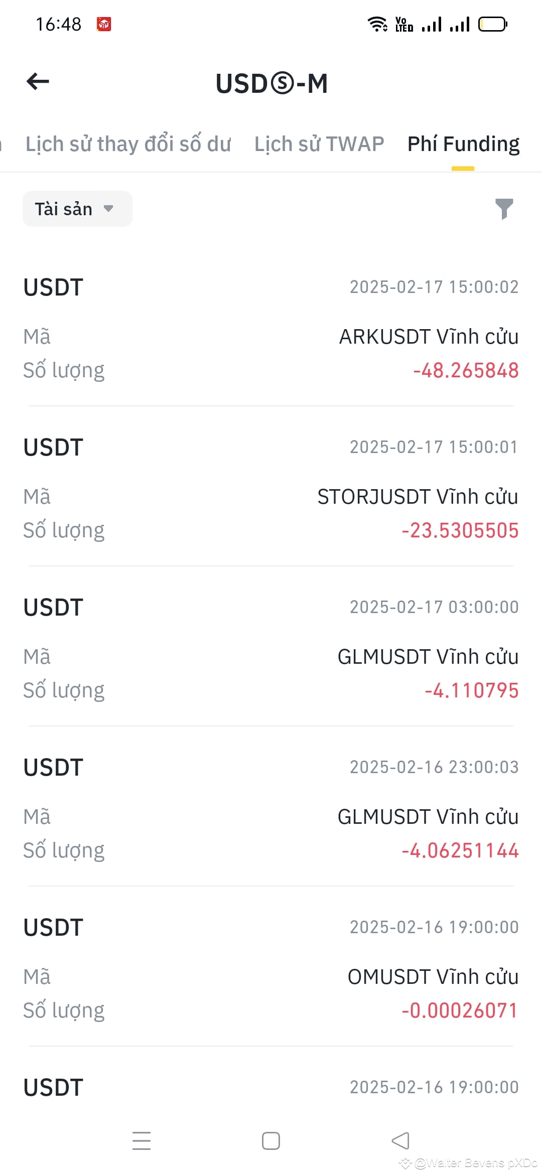 $ARK +60u this funding fee. how can I get it back? the exper | Walter ...