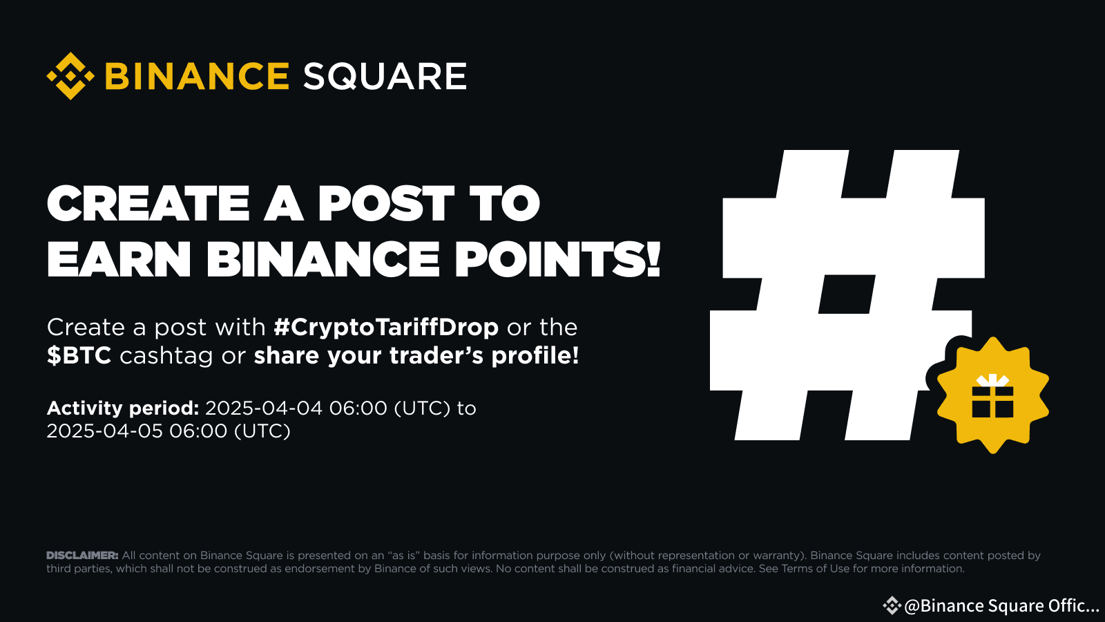 Markets reacted sharply to the implementation of President T | Binance Square Official on ...