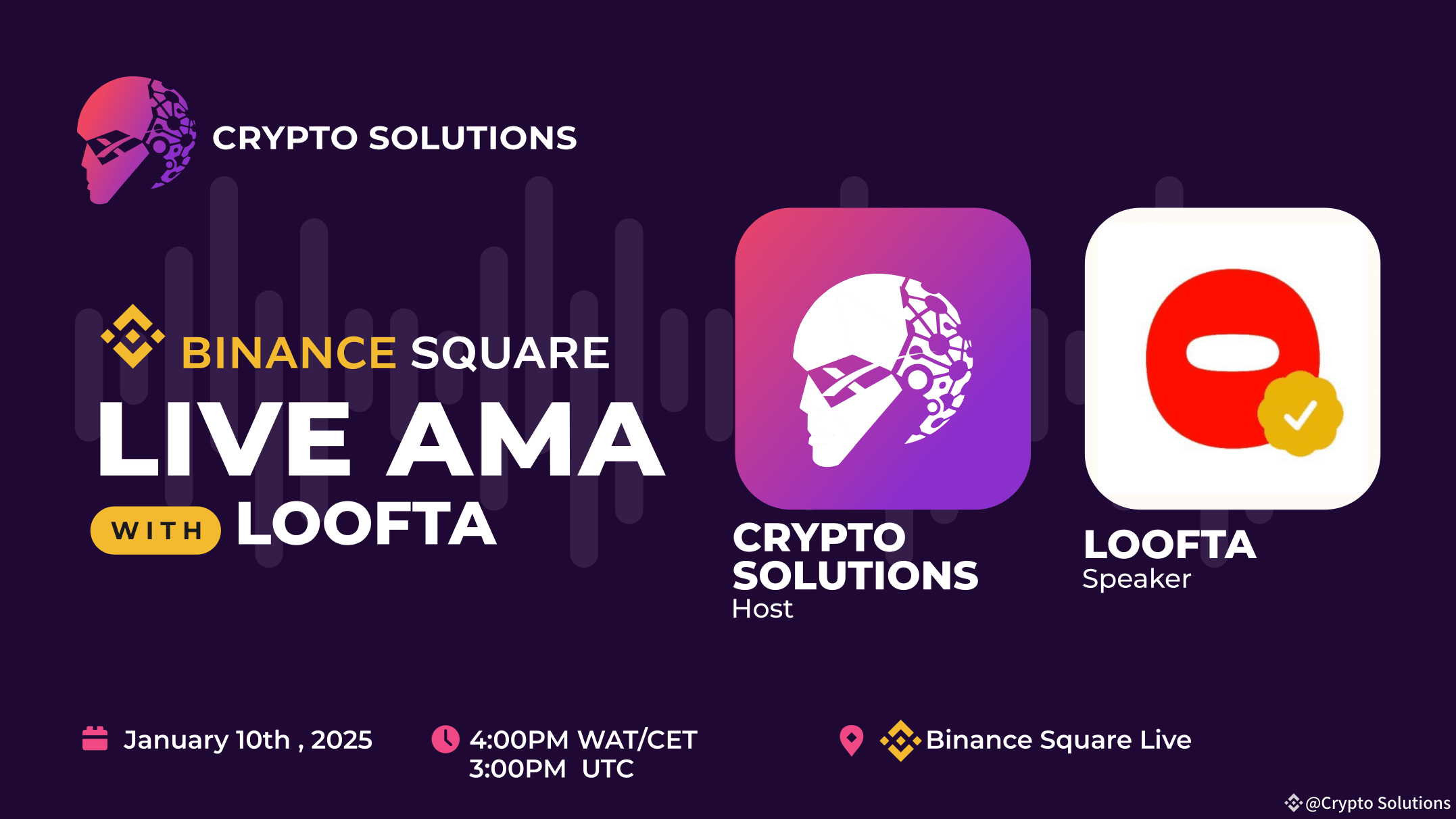 GM We are hosting an exclusive educational AMA on Binance S | Crypto Solutions on Binance Square
