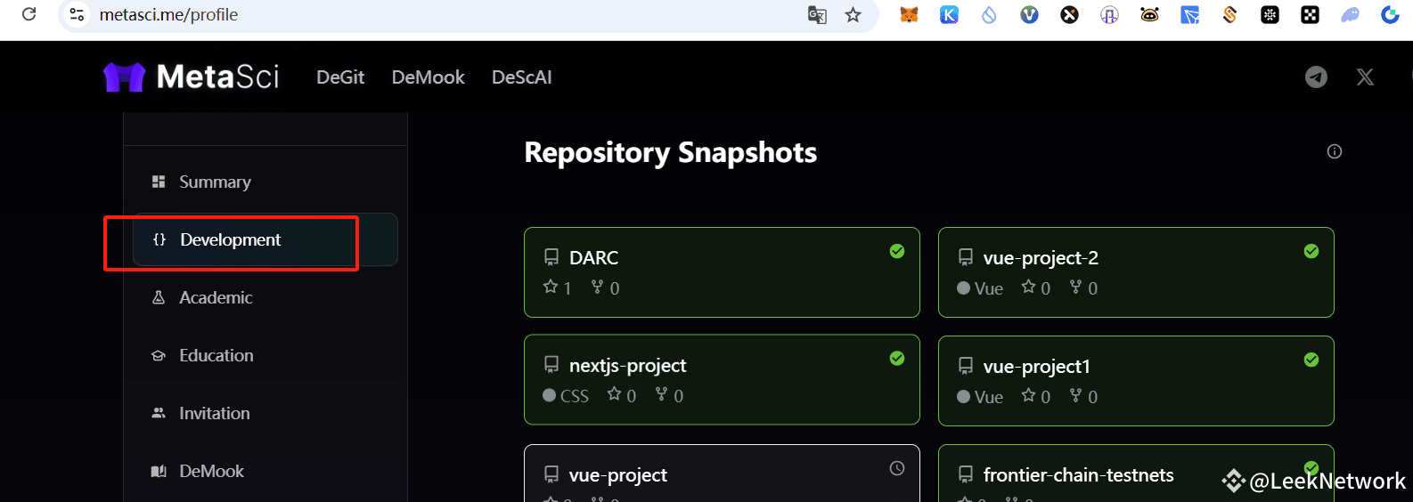 MetaSci's DeSci Event Here are the detailed steps on how t | LeekNetwork on Binance Square