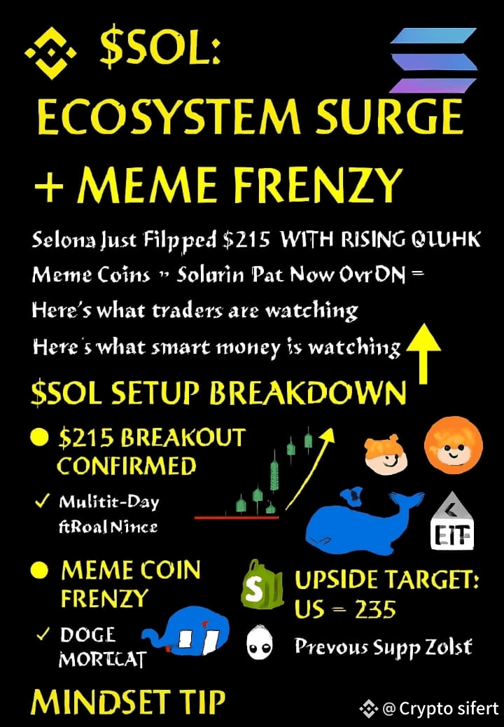 $SOL /USDT – ECOSYSTEM SURGE & $MEME COIN FRENZY! | Crypto sifert on ...