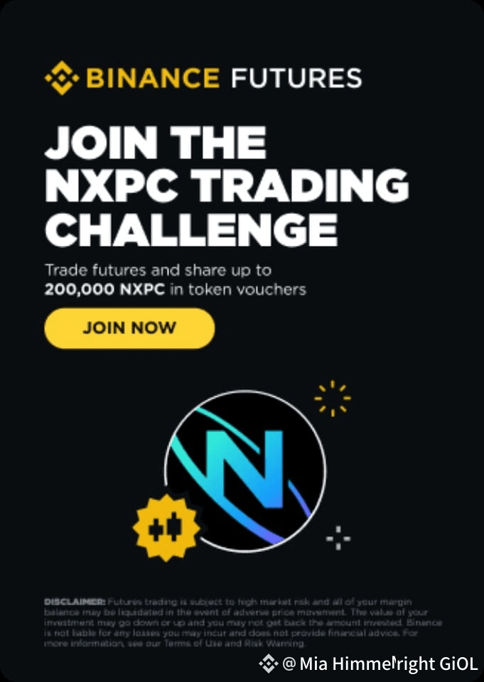 Join now and get 200,000 NXPC token Now https://www.binance | Mia Himmelright GiOL on Binance Square