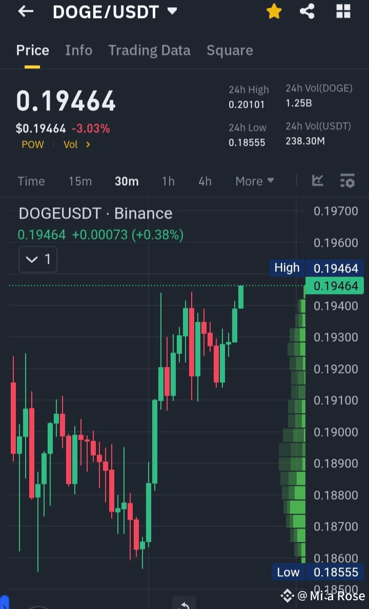 $DOGE /USDT Long Trade Signal Alert 📈💯 $DOGE is seeing | Mila Rose on Binance Square