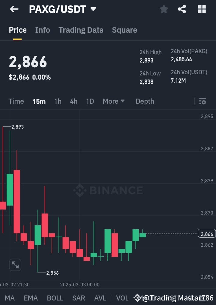 📈 $PAXG /USDT Market Update – $2,866 (0.00%) 📊 Market O | Trading Master786 on Binance Square