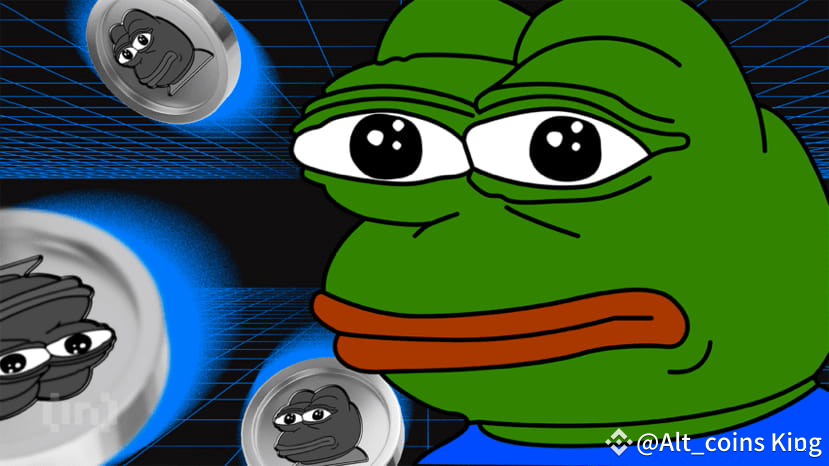 $PEPE 的日交易量开始下跌，代表meme风潮会有所衰退，这个时候最好持币观望，等待下一波上车机会。 | Alt_coins King发布于币安广场