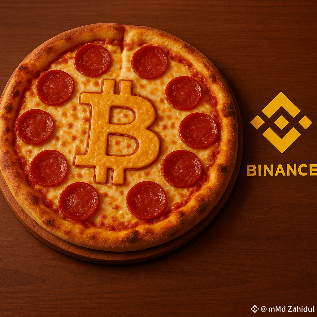 Bitcoin Meets Pizza – Powered by Binance 🍕₿” $BTC $BNB #Bin | mMd ...