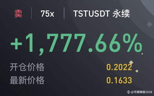 #TST_USDT Both long and short positions are profitable～ So | 币圈御姐1618 ...