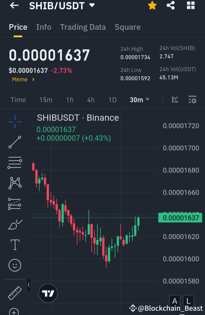$SHIB /USDT Market Update – A Potential Rebound in Sight! S | Blockchain_Beast on Binance Square