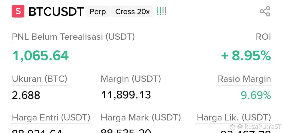 $BTC 根据我的预测，价格将下降至 $ 86666.66 现在它将再次上涨至 $ 90000 - 91234.56 ...