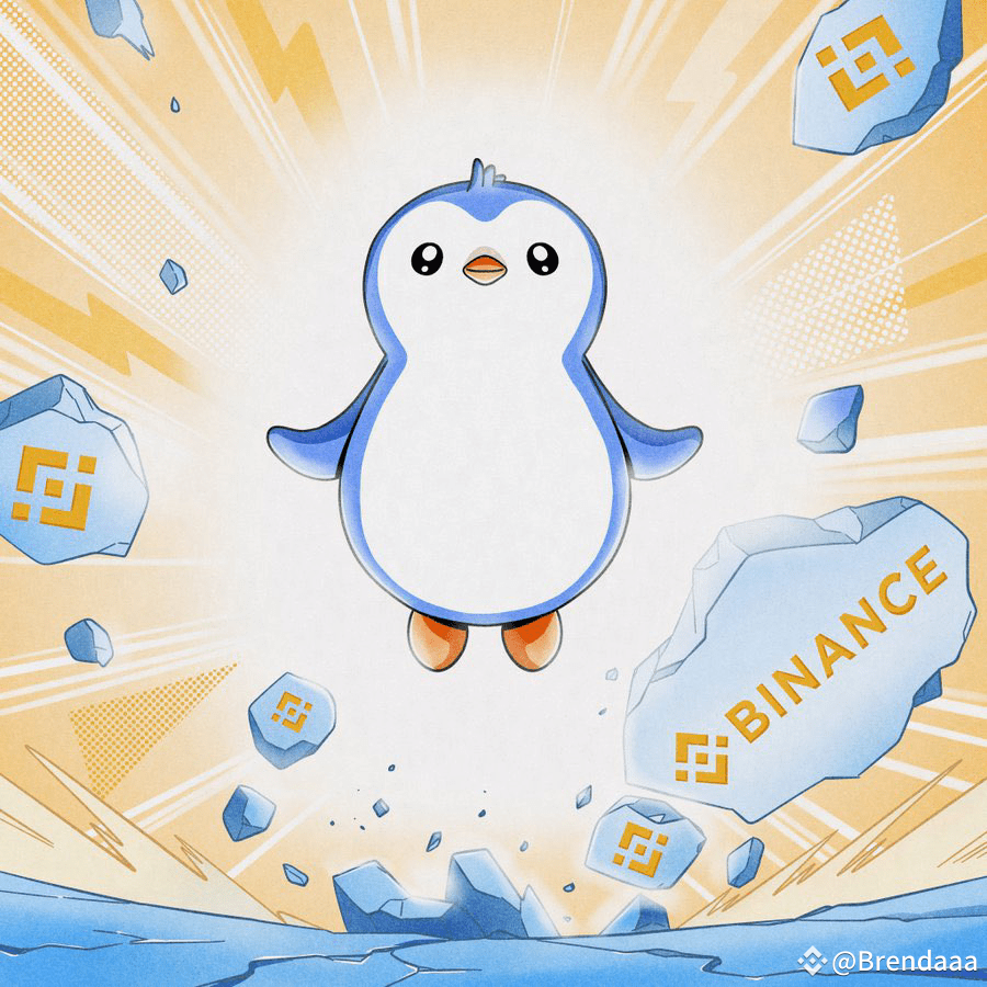 $PENGU Just Dropped on Binance! Penguins are making moves! | L A R Y B ...