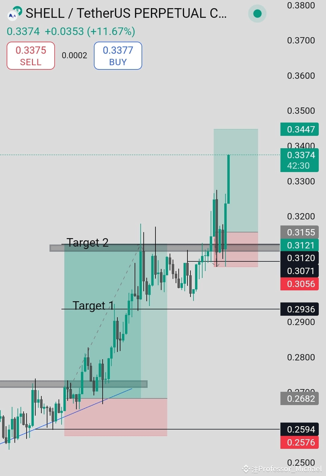 ⚠️$SHELL TRADE : LESSON from the Trade⚠️ A CLASSIC EXAMPLE | Professor_Michael on Binance Square