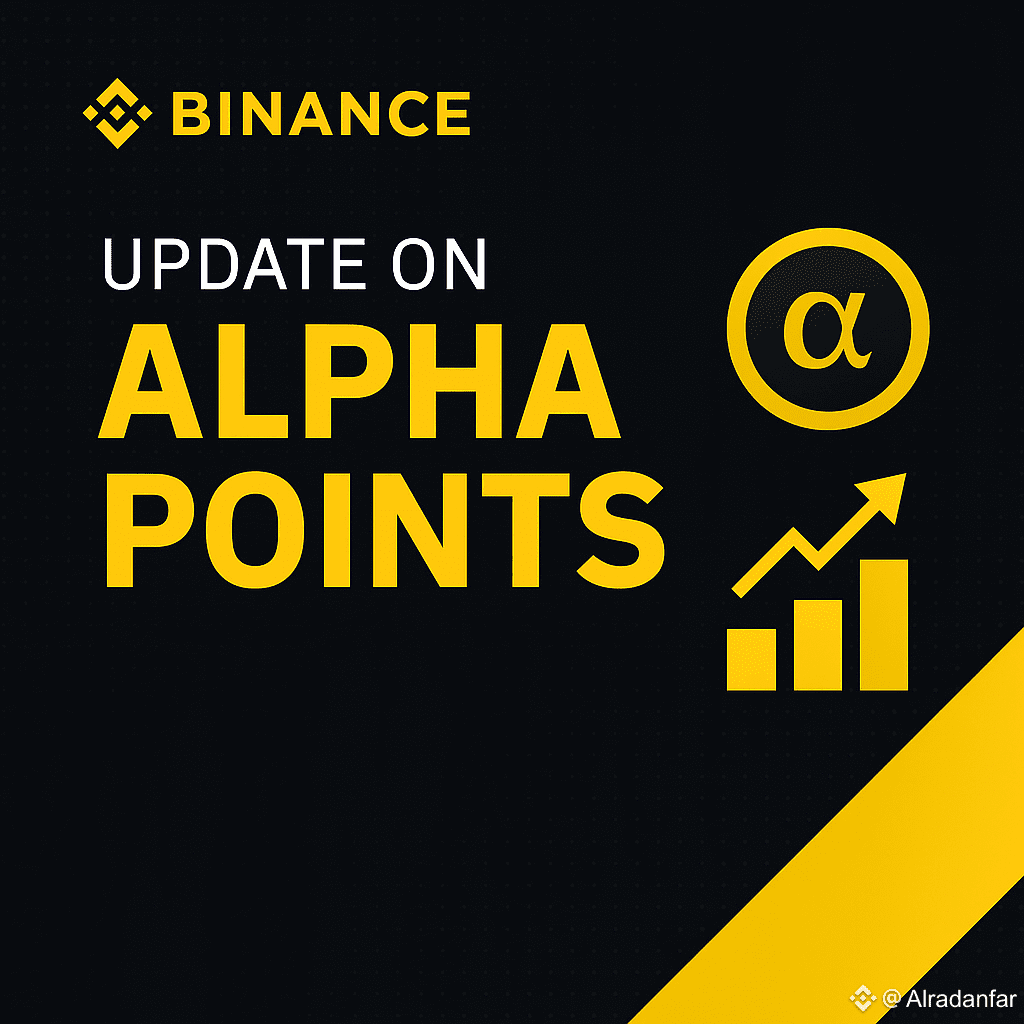 #BinanceAlphaAlert Alpha Points have changed. Here's how to ...