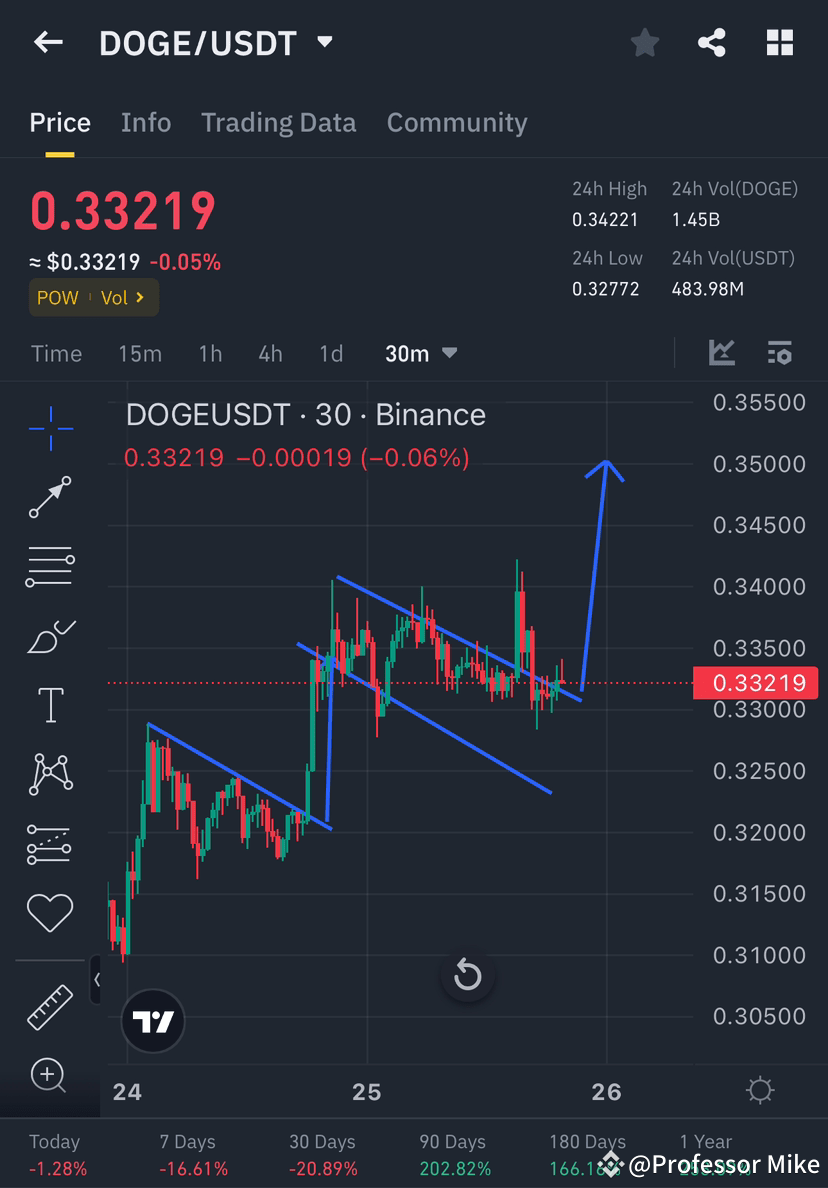 $DOGE /USDT Ready for Action: Trend Reversal Incoming? 🔥💯 | Professor Mike on Binance Square