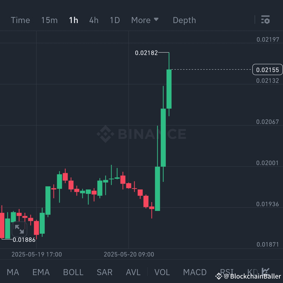 $REI BURSTS INTO ACTION MOMENTUM WAVE JUST STARTED 🚀🚀🚀 | BlockchainBaller on Binance Square