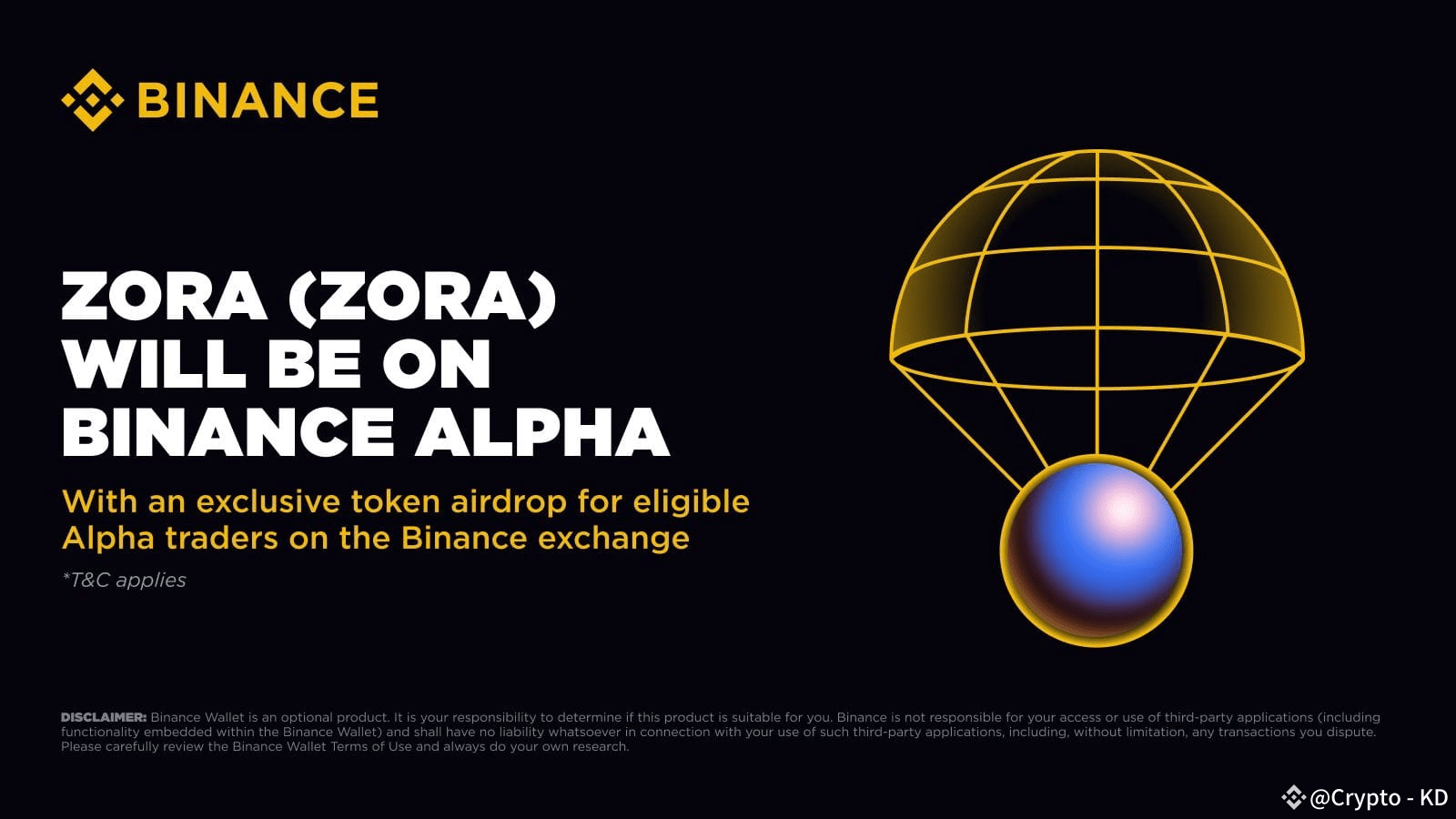 Get ready! Zora (ZORA) will be open for trading on Binance A | Crypto ...