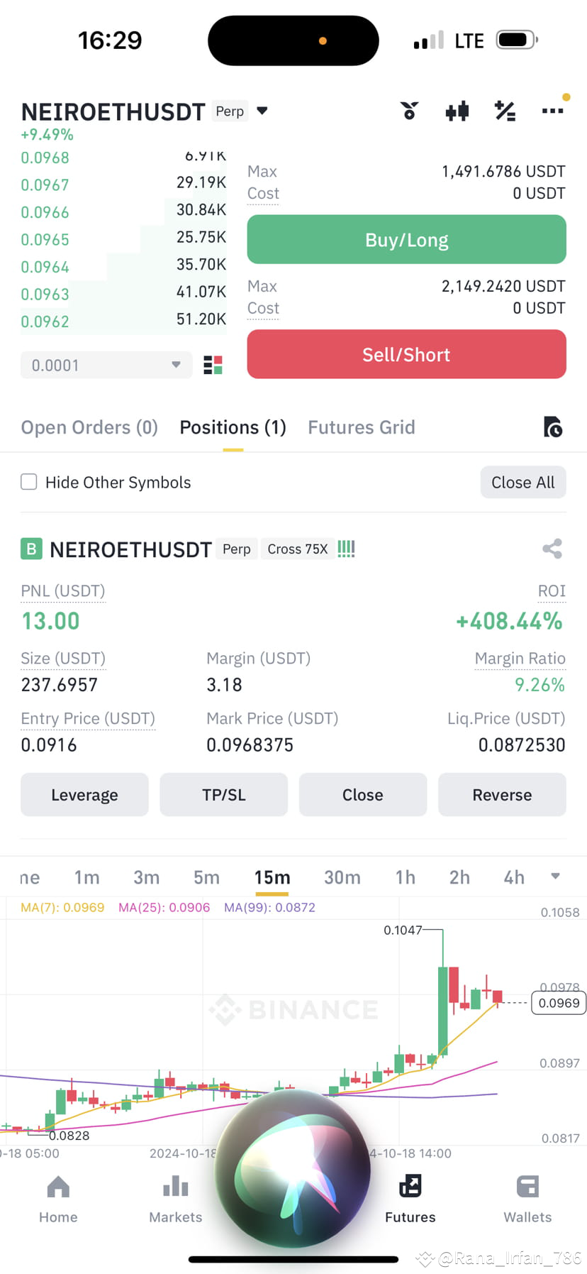 $NEIRO 1000% pump | Rana_Irfan_786 on Binance Square