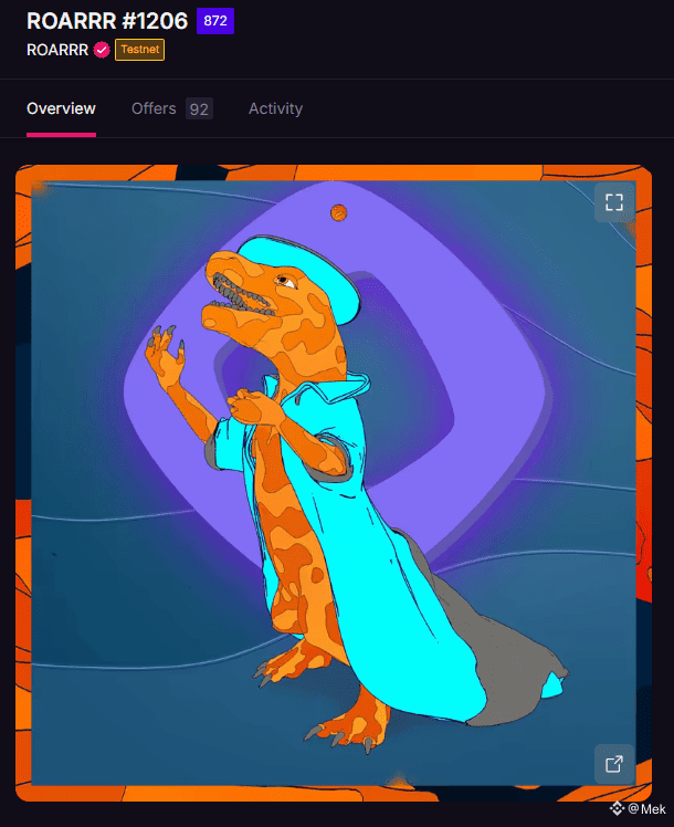 My ROARRR! 🦖💜 @MagmaStaking NFT Buy on ME: https://magice | Mek on ...