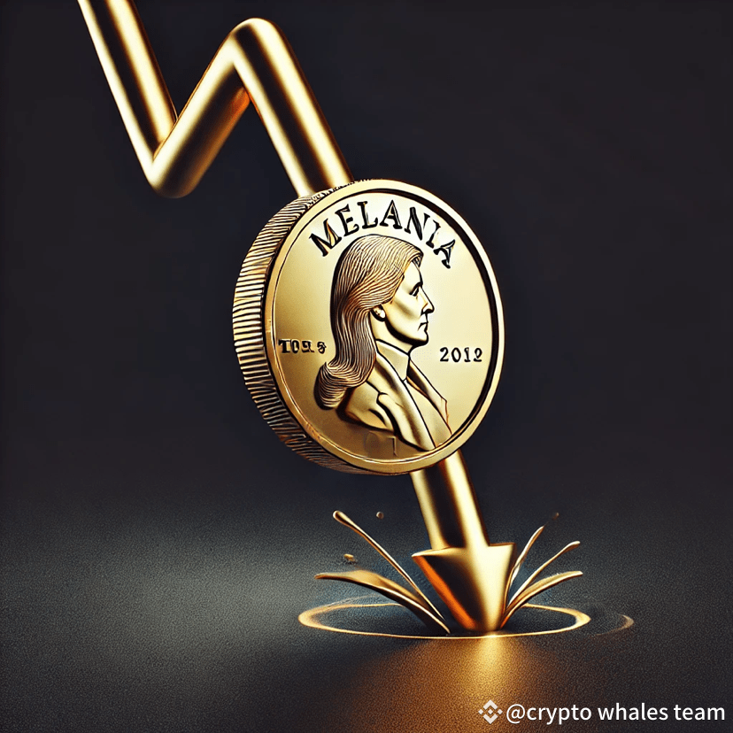 💰 #MelaniaMeme $MELANIA 🚨 A bearish continuation pattern ...