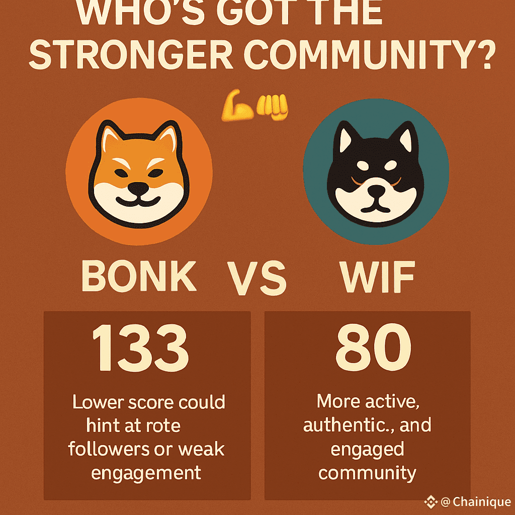 $BONK vs $WIF — WHO'S GOT THE STRONGER COMMUNITY? 💪👊 Ac | Chainique on ...