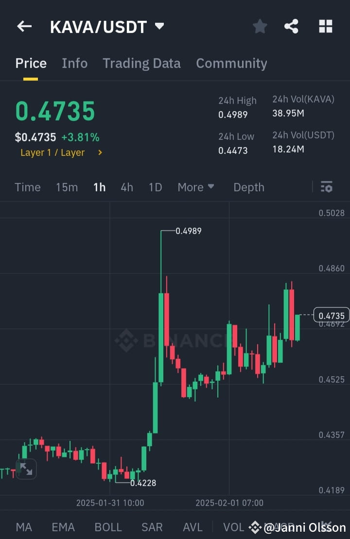 $KAVA /USDT – Building Momentum in the Layer 1 Space! 🚀🔗 | Janni Olsson ...