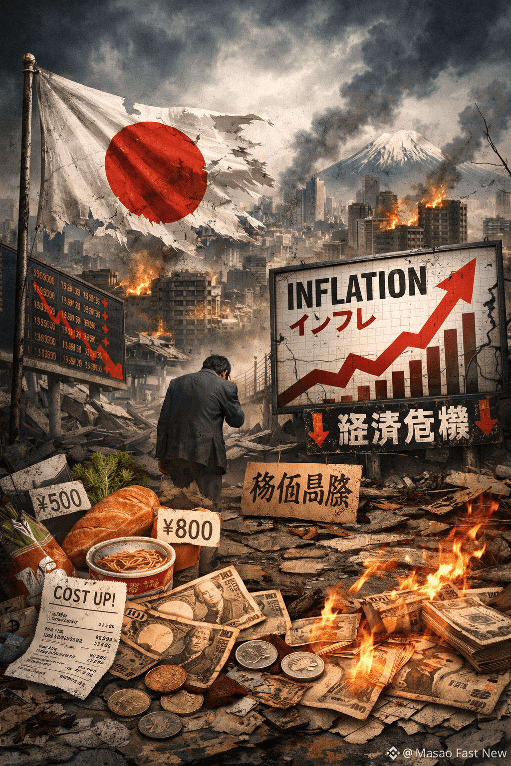 BREAKING: Japan's inflation has now surpassed that of the | Masao Fast ...