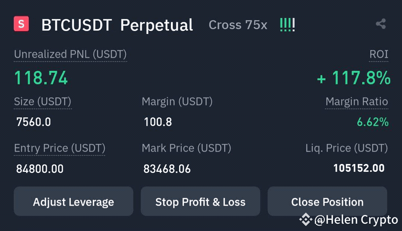 💴 BTC/USDT 💴 1 TARGET ACHIEVED 🏆 PROFIT +117% $BTC | Helen Crypto on ...