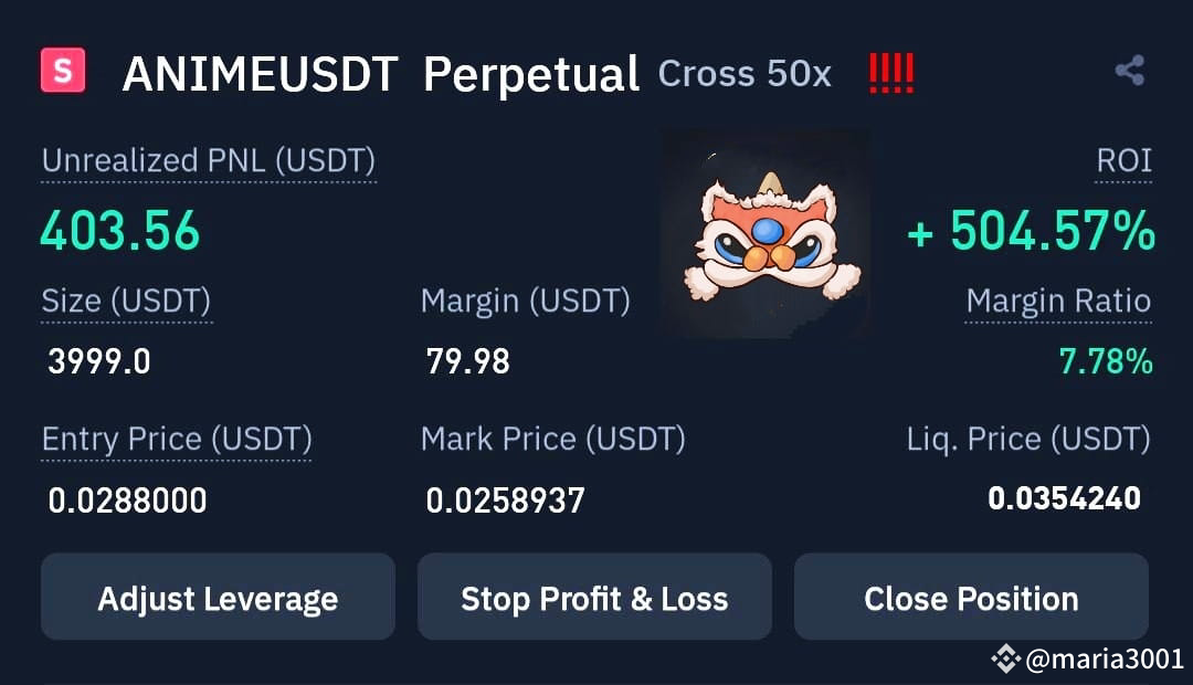 $Anime profit #anime $BTC $SOL | maria3001 on Binance Square