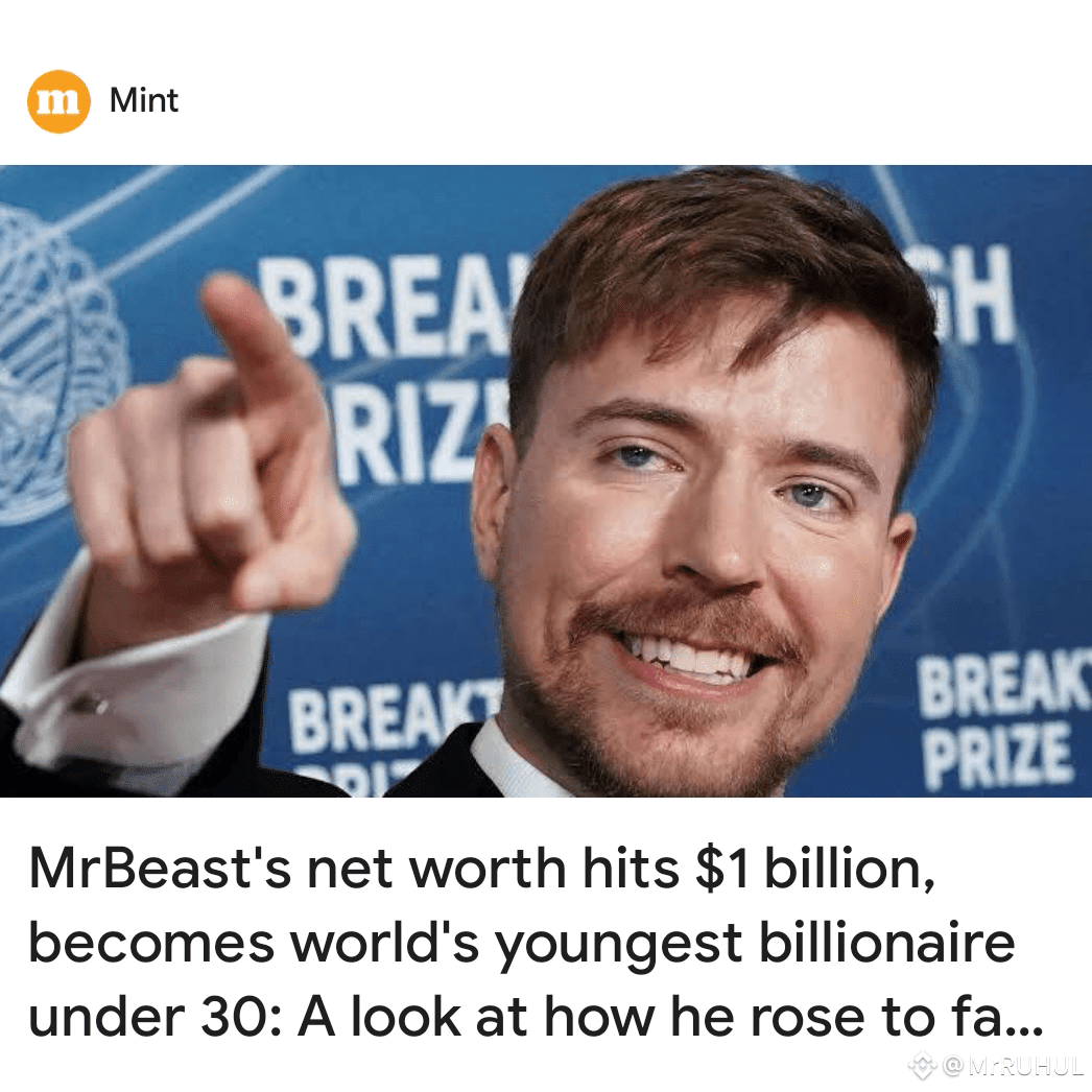 YouTuber MrBeast, 27, whose real name is Jimmy Donaldson, | MrRUHUL on Binance Square