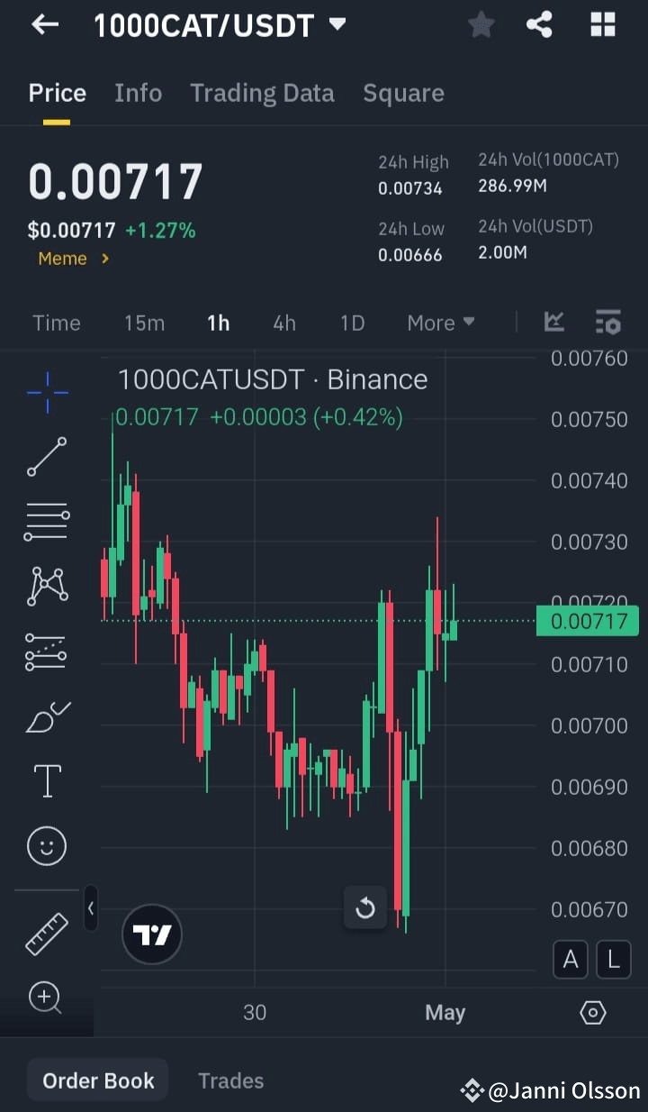 🚀 $1000CAT /USDT – READY TO CLAW HIGHER! 🐱🔥 $1000CAT i | Janni Olsson on Binance Square